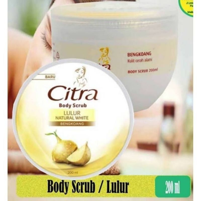 Citra Body Scrub Last White Bengkoang 200ml | Shopee Malaysia