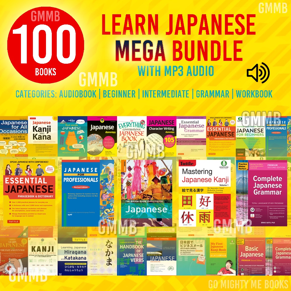 Learn Japanese MEGA Bundle - 100 Over | Speak | Speaking | Beginner ...