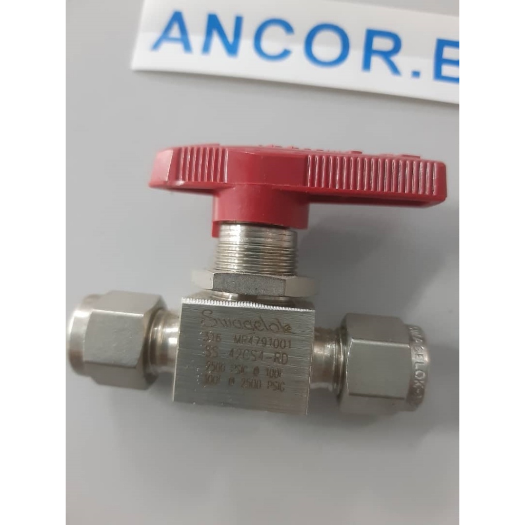 Swagelok Tube Fitting SS-42GS4-RD Stainless Steel 1-Piece 40G Series ...