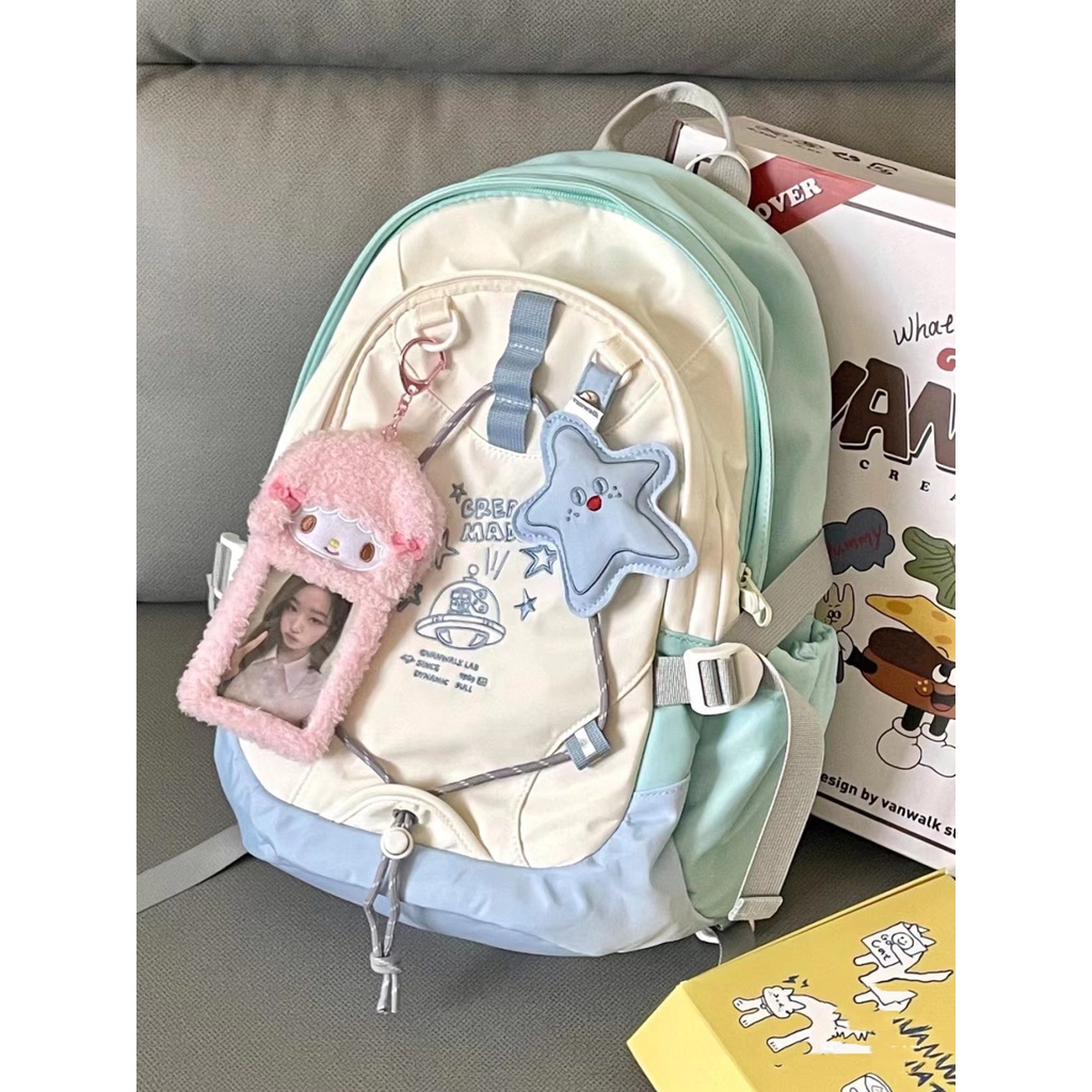 Homemade original Planet Rabbit cute toffee rabbit schoolgirl backpack ...