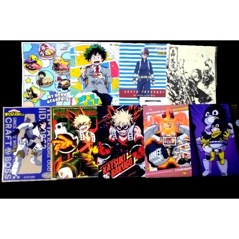 My Hero Academia Japan Anime A4 clear file / folders [Batch 1] | Shopee ...