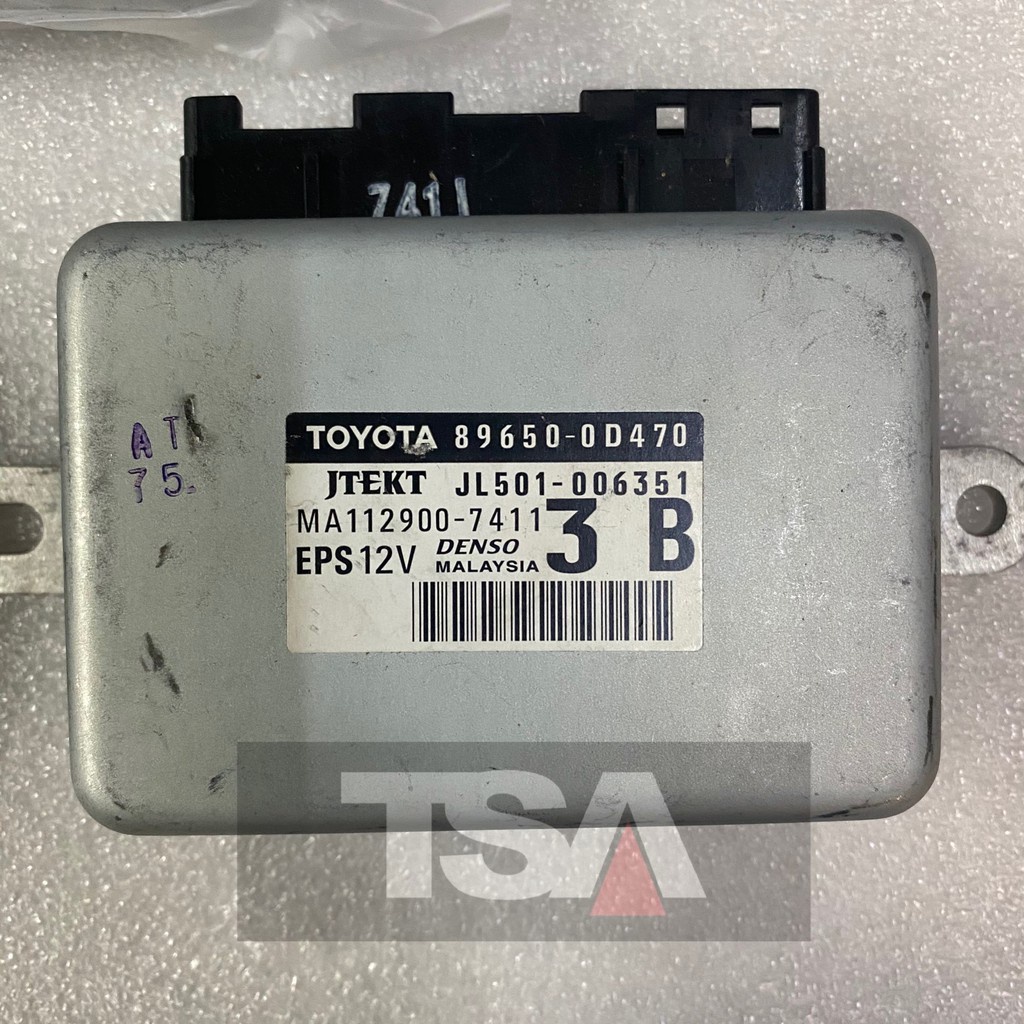 Toyota Vios NCP150 Power Steering Computer - 89650-0D700 [VM] / 89650 ...