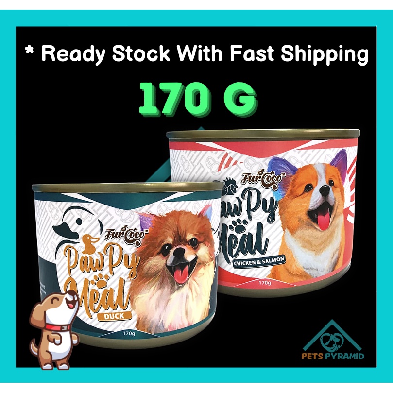 Furcoco Pawpy 170g Dog Canned Wet Food 椰子油狗罐头 | Shopee Malaysia