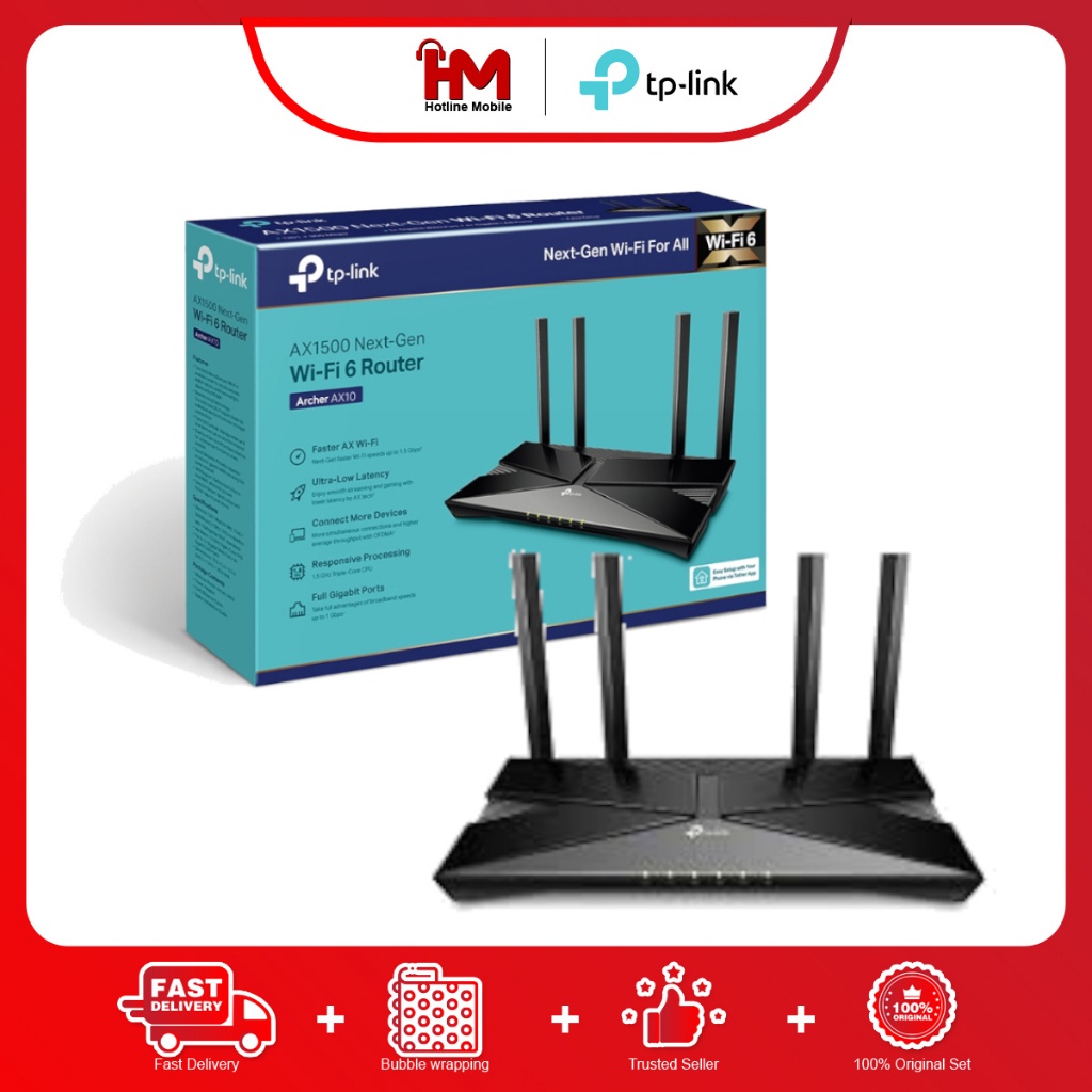 TP-LINK Archer AX10 AX1500 Next-Gen Wi-fi 6 Router | Shopee Malaysia