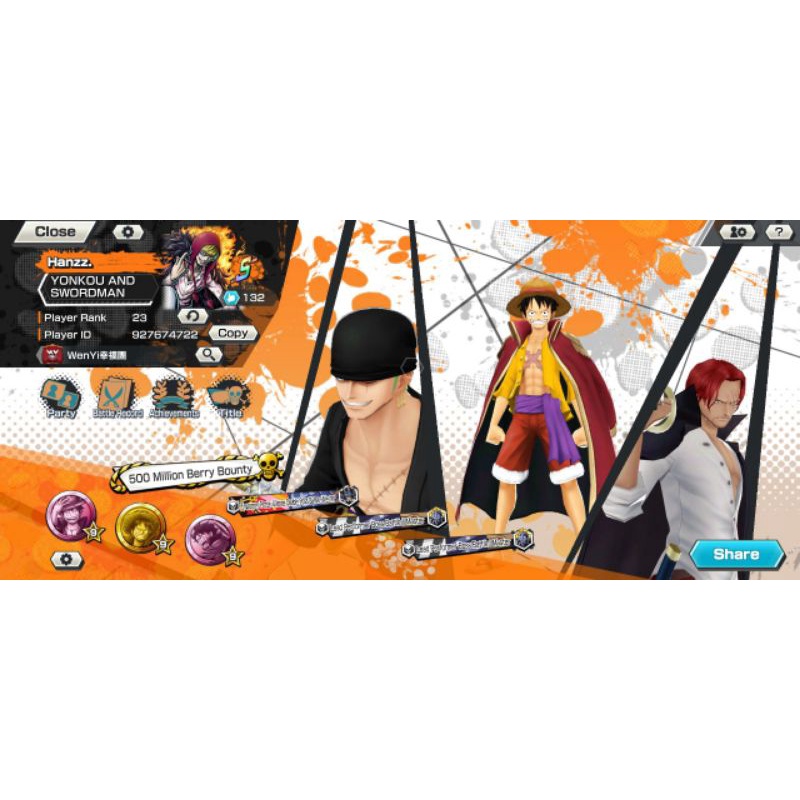 One Piece Bounty Rush 3 EXTREME Figure Zoro Oni MAX Luffy Ex Shanks ...