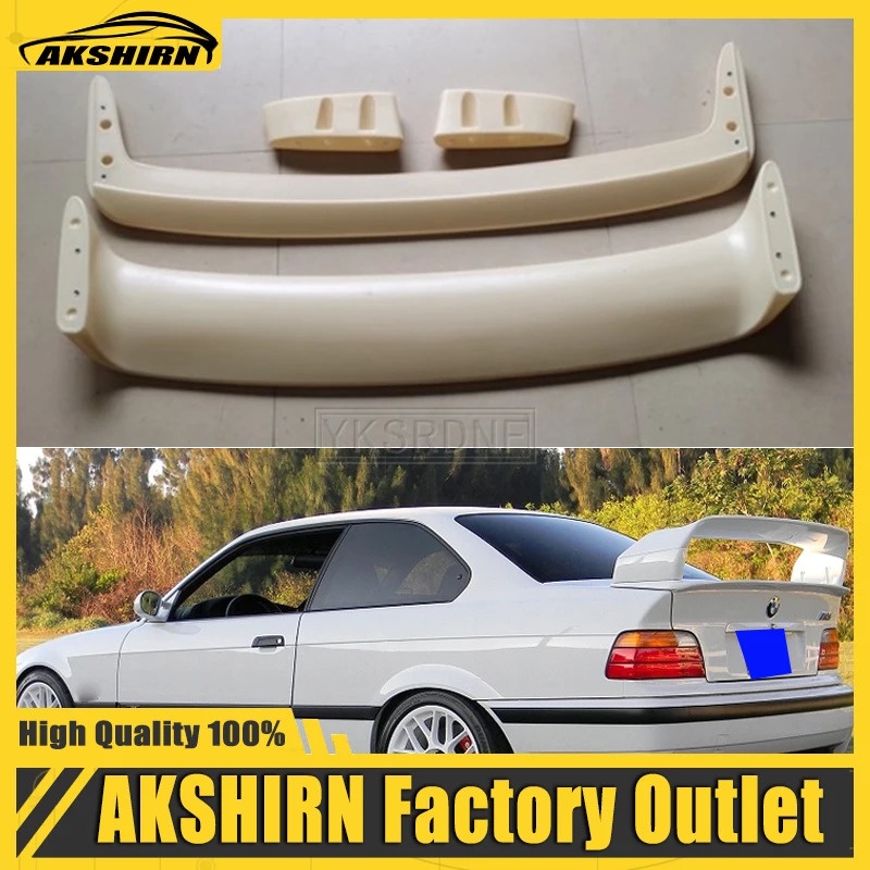 For BMW E36 M3 spoiler 1990-2000 BMW M3 series spoiler ABS plastic ...