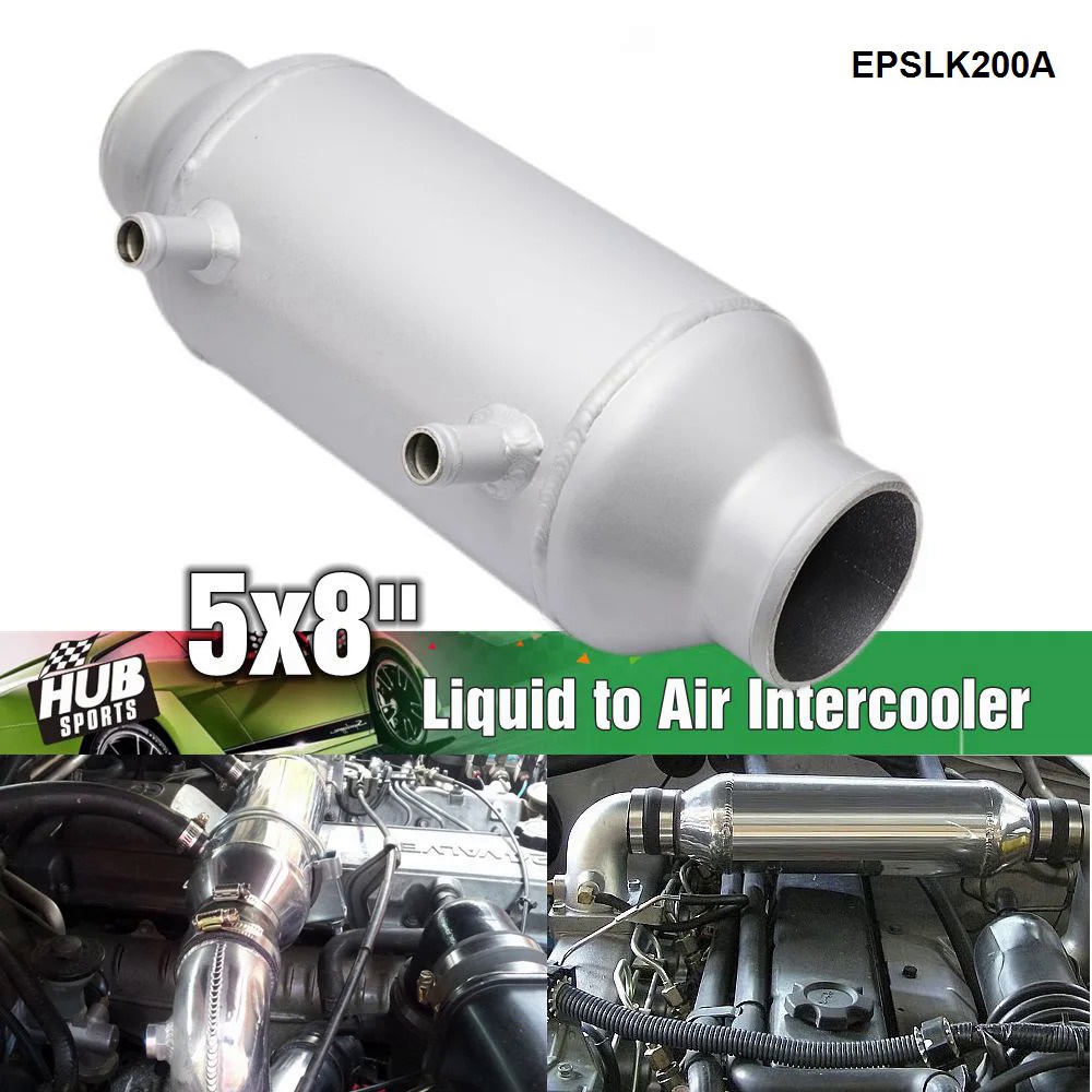 HUB Sports Water To Air Intercooler Heat Exchanger 5" X 8" Barrel ...