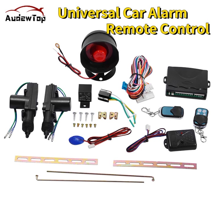 Universal Car Alarm Remote Control Car Keyless Entry Engine Start Alarm ...