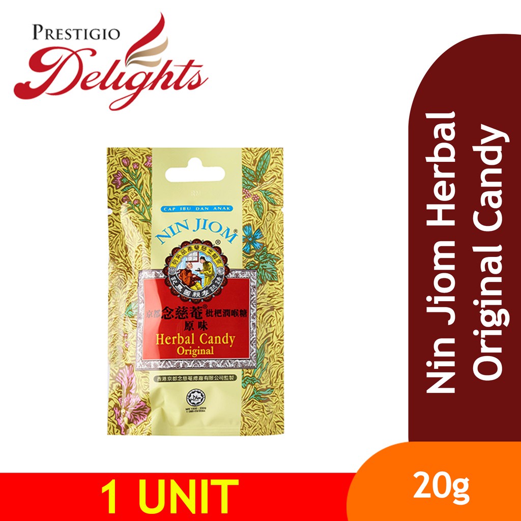 Nin Jiom Herbal Original Candy 8Pcs (20g) | Shopee Malaysia