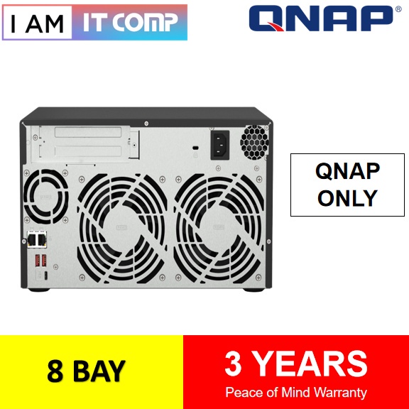 QNAP TS-873A-8G 8BAY AMD RYZEN QUAD-CORE DESKTOP NAS 8 TB / 16TB / 32TB ...