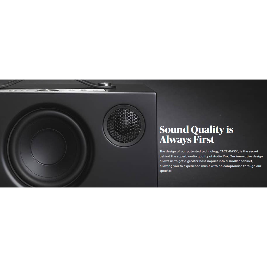 Audio Pro Addon C5 Wireless Multiroom Speaker / Digital Class D 40W ...