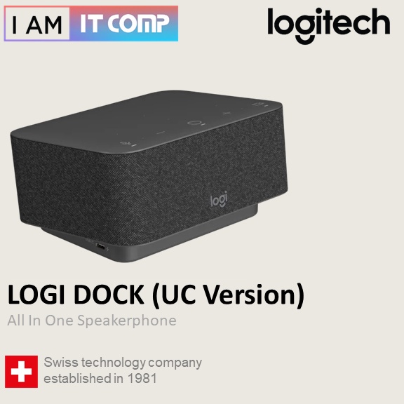 Logitech Logi Dock All In One Docking Station / Built-In Speakerphone ...