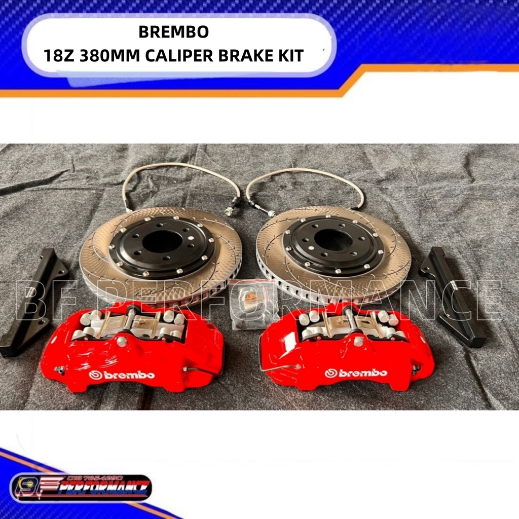 BREMBO 18Z 380MM CALIPER BRAKE KIT HILUX VIGO REVO ROGUE T6 T7 T8 T9 ...
