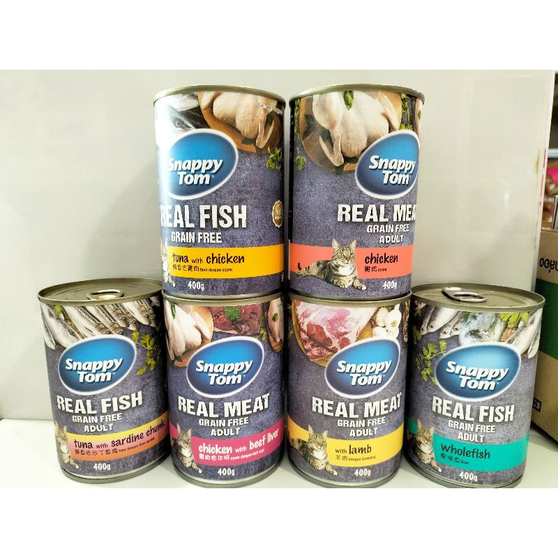 SNAPPY TOM CAN WETFOOD (400g) | Shopee Malaysia
