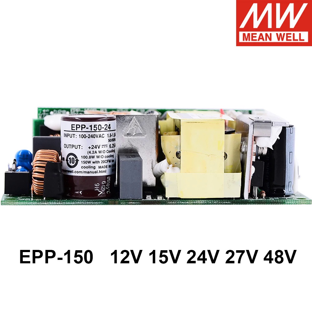 MEAN WELL EPP-150 12V 15V 24V 27V 48V 150W Bare Board PFC Switching Power Supply Meanwell PCB ...