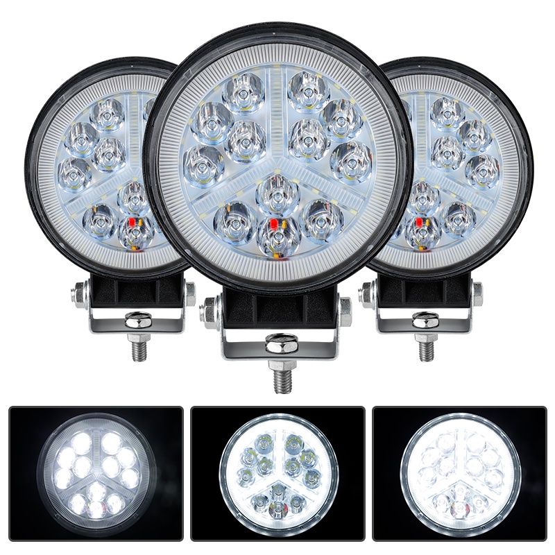 Round Led Fog driving Truck Lighting Systems 36W Luces Para Carro ...