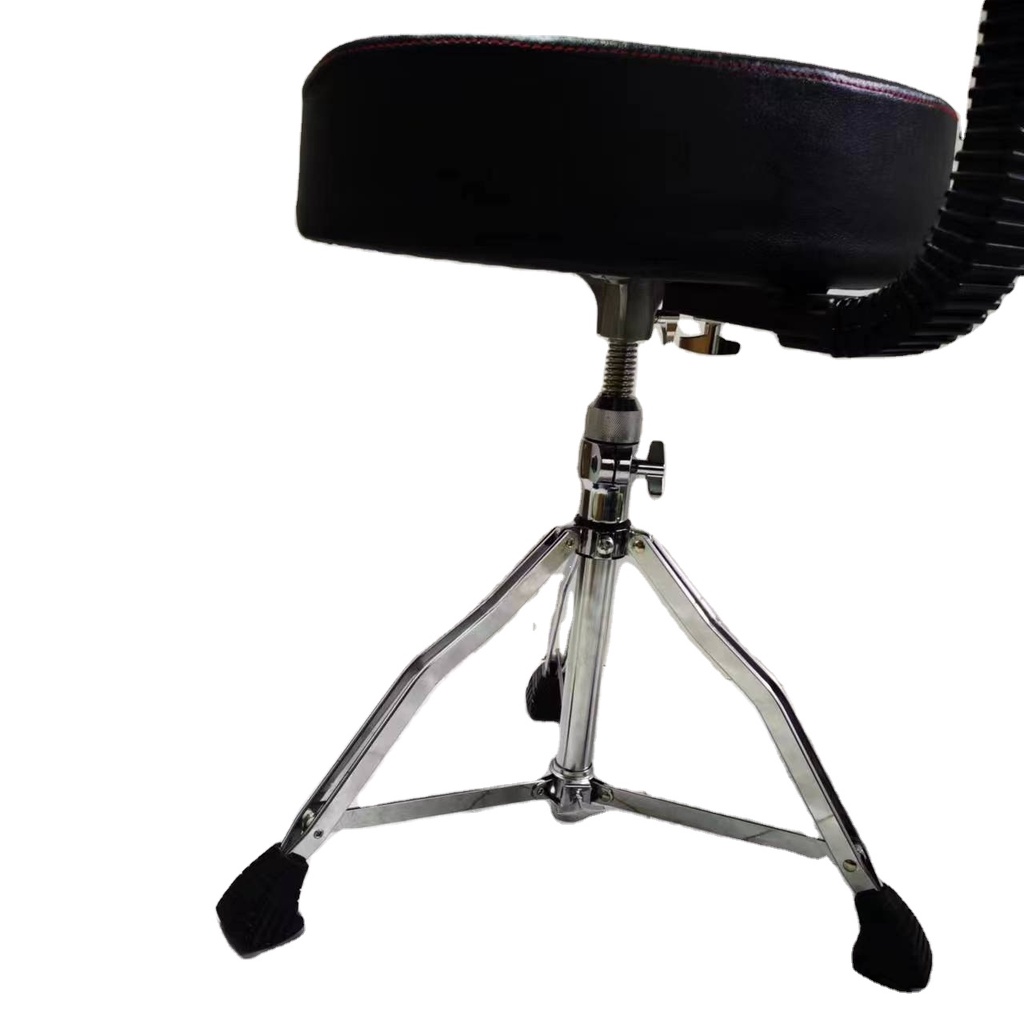 Drum Throne Adjustable Motorcycle Style with large Backrest Seat ...