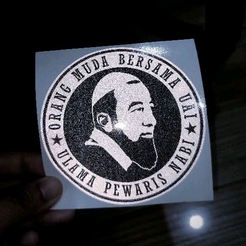 Sticker orang muda bersama UAI VIRAL Reflect pantul cahaya | Shopee ...