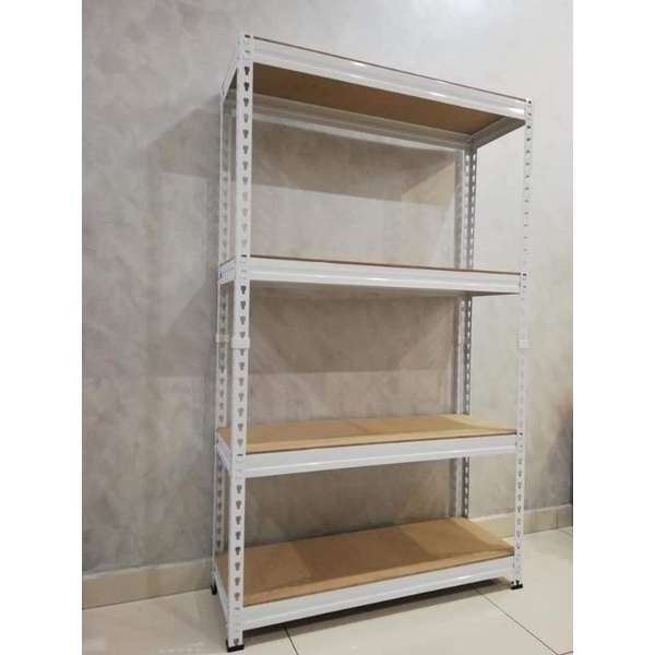 RACK BOLTLESS/30×90×150CM/ 4 LEVEL WITH HDF BOARD | Shopee Malaysia