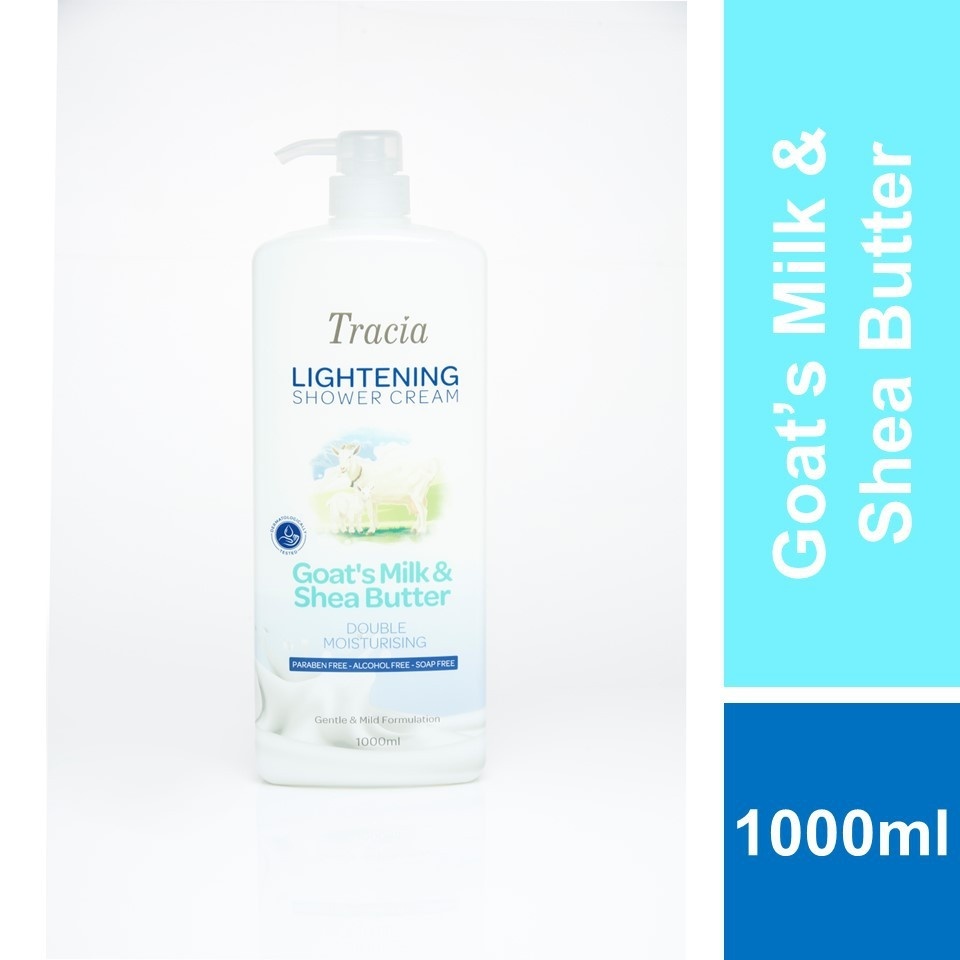 Tracia Lightening Shower Cream Goat's Milk & Shea Butter 1000ml ...