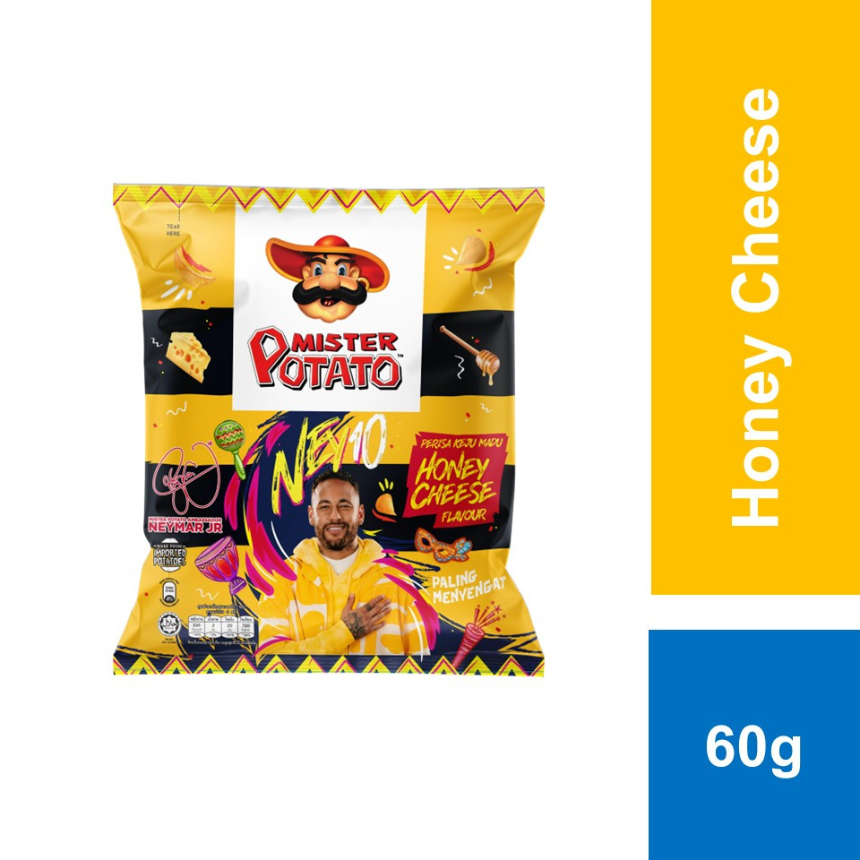 Mister Potato Chips Honey Cheese 60g | Shopee Malaysia