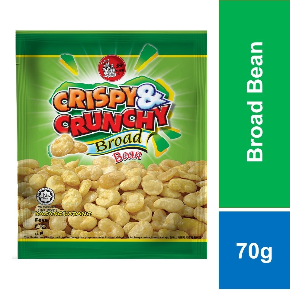 Crispy & Crunchy Broad Bean 70g | Shopee Malaysia