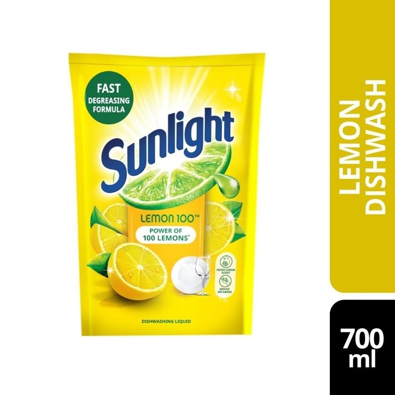 Sunlight Dishwash Liquid Refill Lemon 700ml | Shopee Malaysia