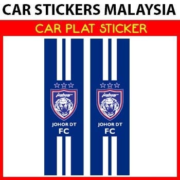 CSM Car Plat Sticker - Johor DT FC plat kereta EPM | Shopee Malaysia