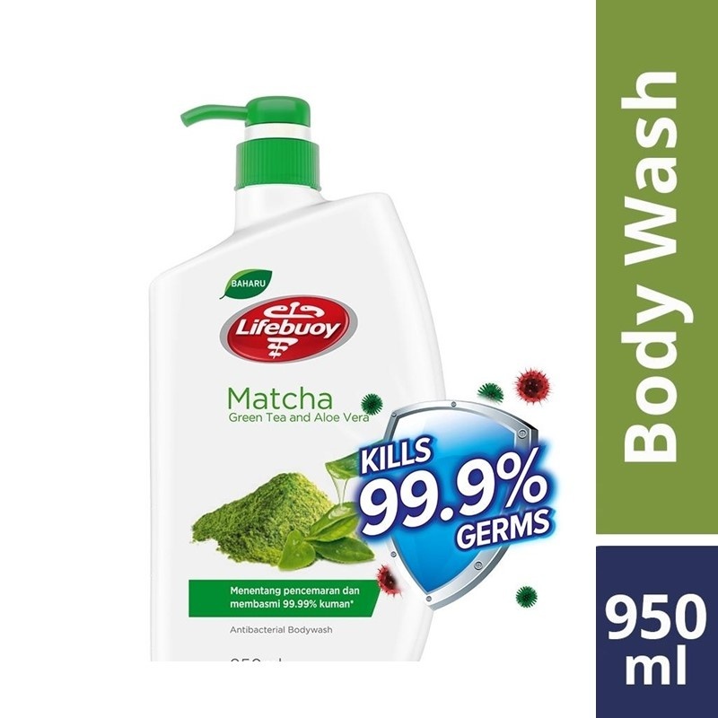 Lifebuoy Matcha Green Tea Antibacterial Shower Gel 900ml | Shopee Malaysia