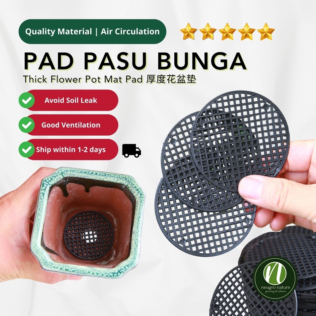 Flower Pot Mat/ Pot Hole Mesh Mat/ Pad Plant Potting Bonsai Bottom Grid ...