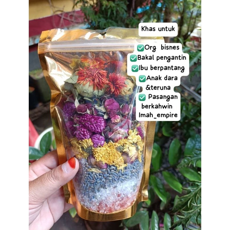 MANDIAN BUNGA NAIK SERI WAJAH+AURA POSITIF/SESUAI UNTUK LELAKI+BAKAL ...
