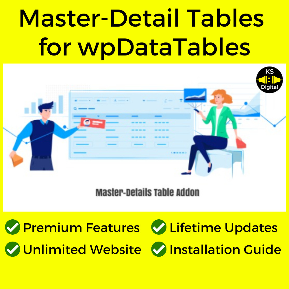 [Latest] Master-Detail Tables for wpDataTables WordPress Plugin (Free ...