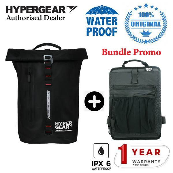 Hypergear Dry Pac Aero 25L Color Black Bundle With Fast Slot Adapt ...