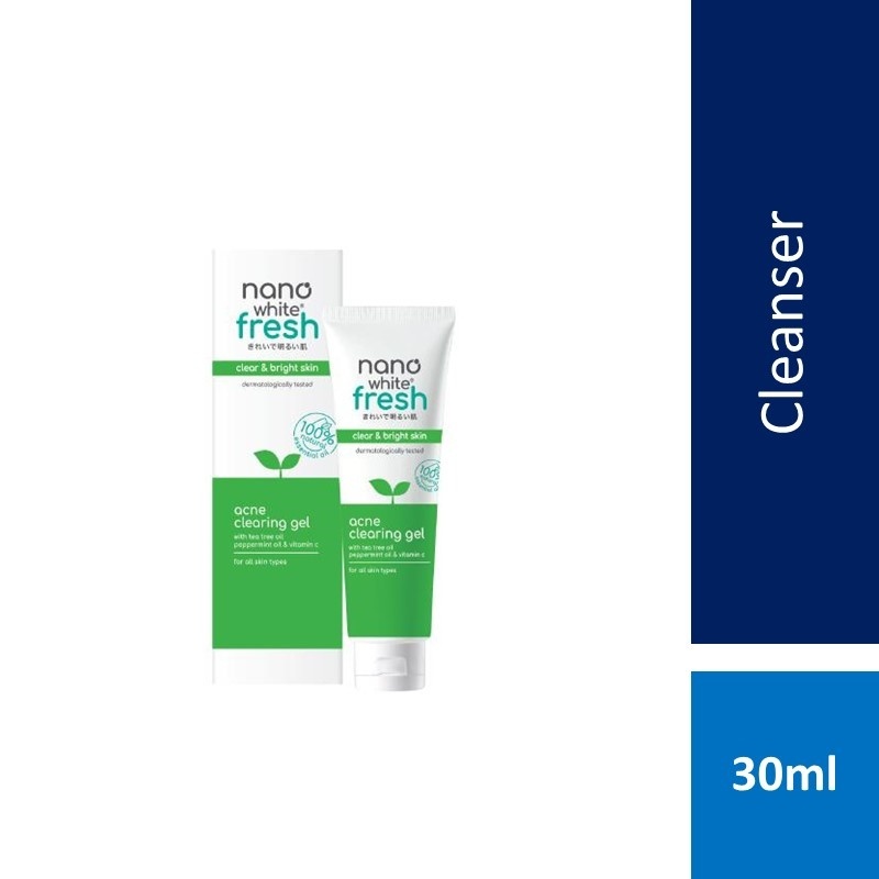 Nanowhite Fresh Acne Clearing Gel 30ml (All Skin Types) | Shopee Malaysia