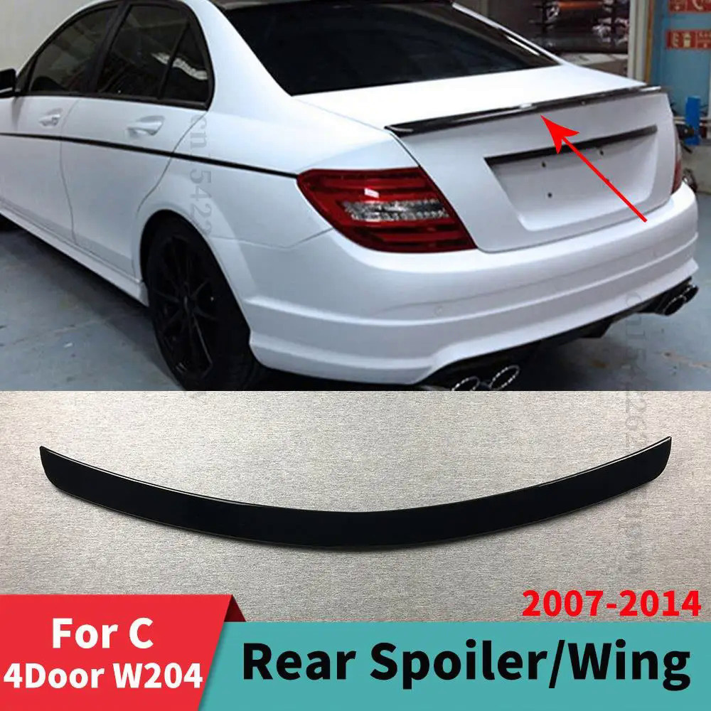 Exterior Part Rear Sport Spoiler Wing Styling Facelift For Mercedes ...