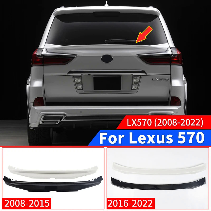 Rear Spoiler Diffuser Rear Roof Tail Body Kit Modification 2008-2022 ...