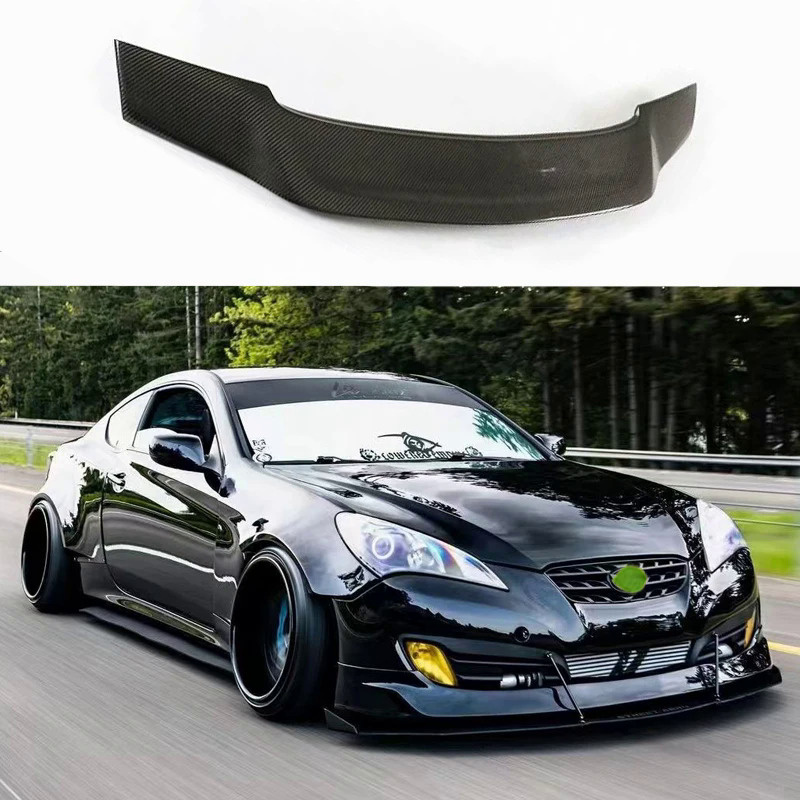 For Hyundai Coupe 2009-2015 Modified True Carbon Fiber Rear Spoiler ...