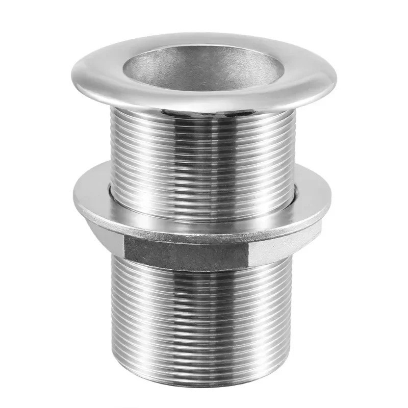 316 Stainless Steel Through Hull Fitting Water Outlet Marine Floor ...