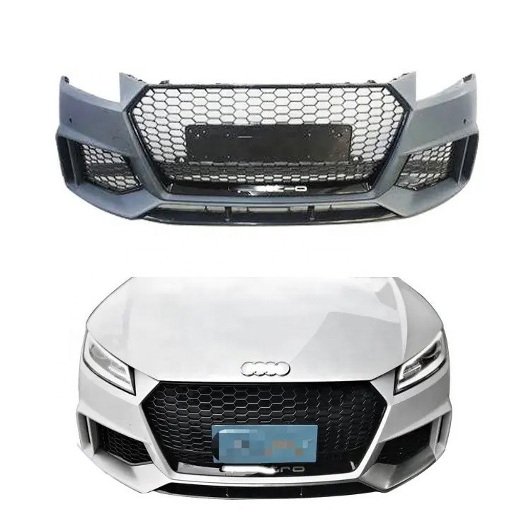 For Audi TT 2015-2018 TT/TTS TTRS Front bumper Grille and Rear Diffuser ...