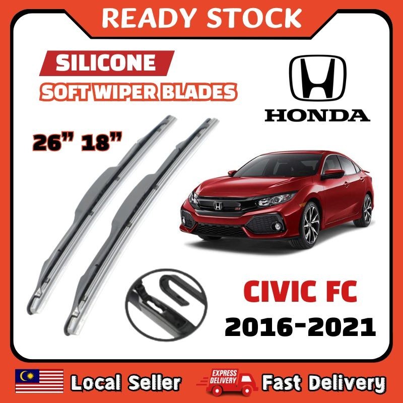 2018 Honda Civic Windshield Wipers Size