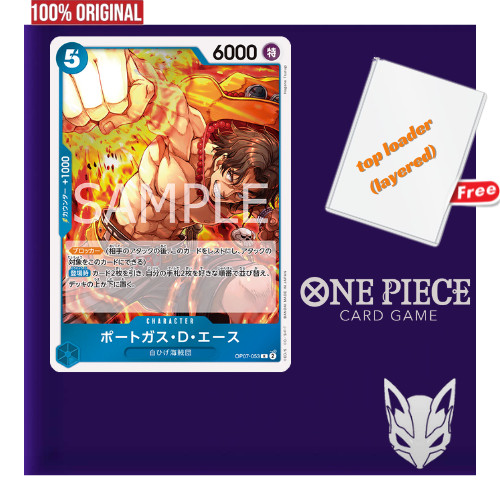 ORIGINAL Portgas.D.Ace Character R optcg one piece card | Shopee Malaysia