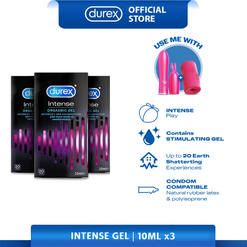 Durex Intense Orgasmic Stimulating Gel 10ml x3 [For man & woman] | Shopee Malaysia