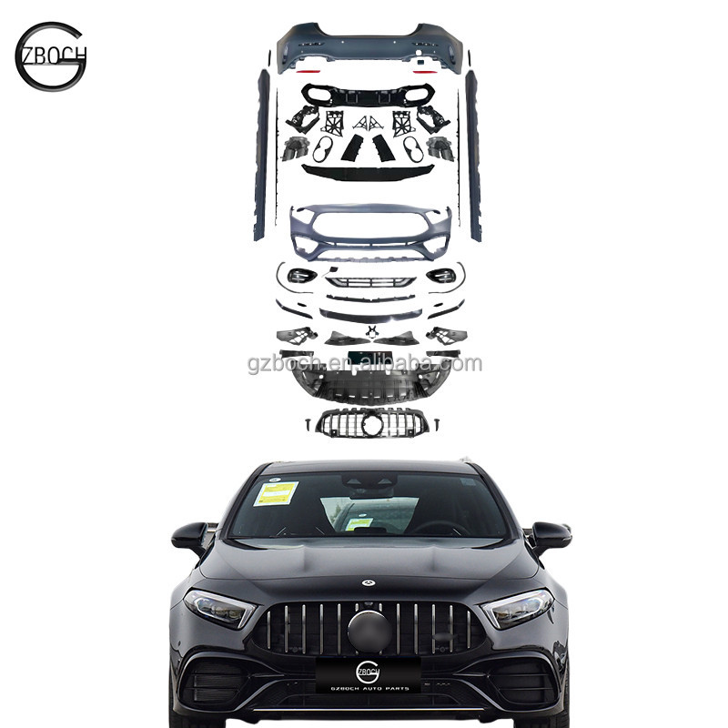 w177 bodykit For Mercedes W177 A-class A180 A200 A220 A35 AMG Facelift ...