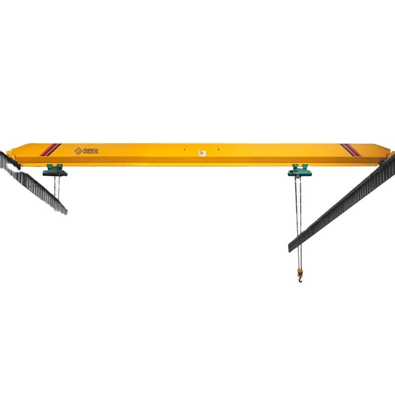 LDA Model single girder electric traveling overhead crane bridge frame ...