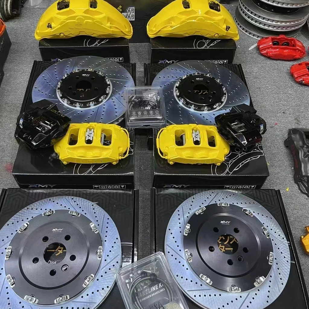 6 pistons auto brake caliper repair car brake system for bmw F01 F02 ...