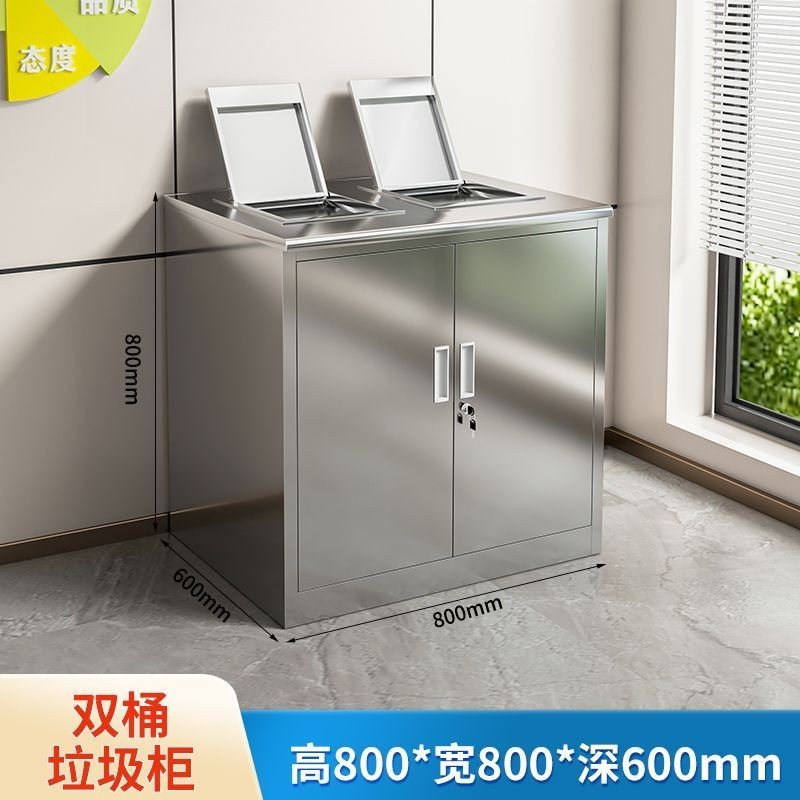 Stainless Steel Medical Trash Bin Medical Waste Temporary Storage ...