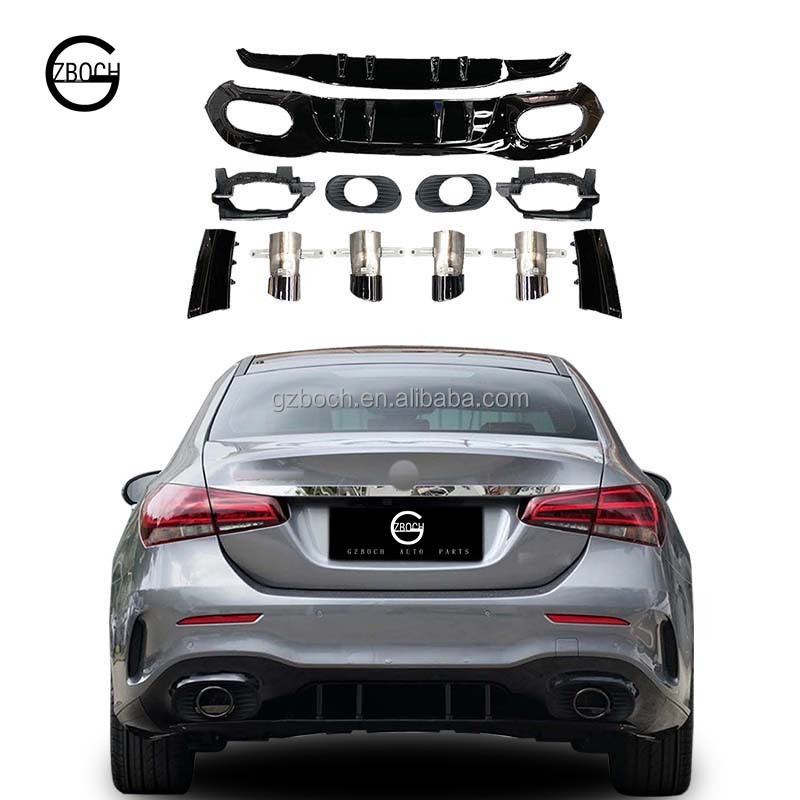 Factory direct sale Rear Diffuser For Benz W177 A-class A180 A200 A220 ...
