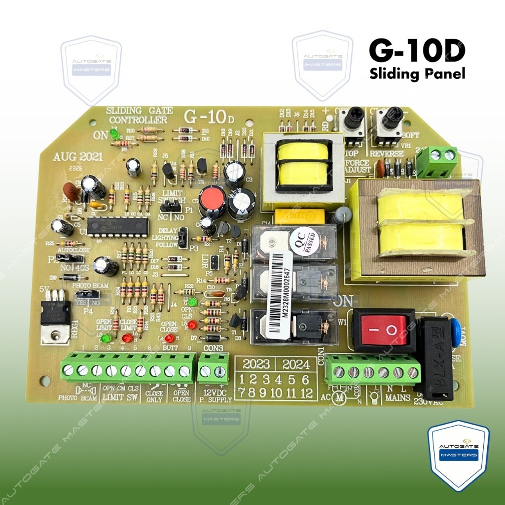 G10 -D AC SLIDING (NEW VERSION) AUTOGATE BOARD control panel | Shopee ...