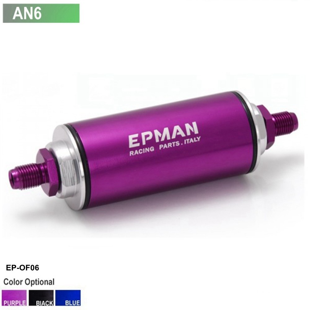 Universal Racing Aluminum AN6 High Flow Fuel Filter N/A Turbo Super ...