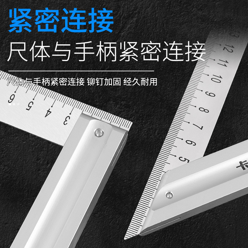 ST-⛵Stainless Steel Set Square High Precision Thickening90Degree ...